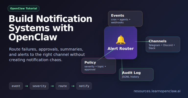 Build Notification Systems with OpenClaw - Learn OpenClaw - Resource Center